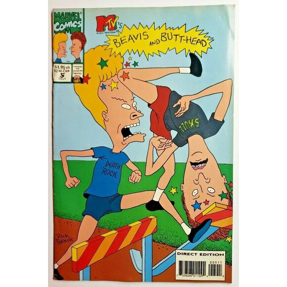 Unbranded | Design | Beavis And Butthead July 994 Vol 1 5 Marvel Comics Mtv Field Day M 285 ...